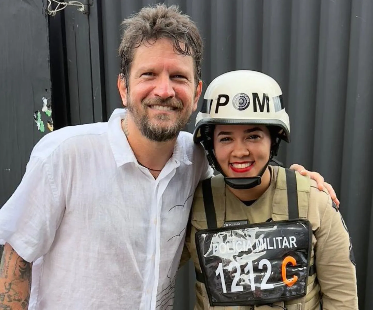 PM fã de Saulo ganha homenagem dos foliões durante patrulha e viraliza ...