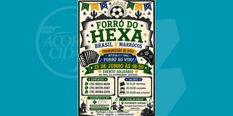 Forró do Hexa une transmissão de Brasil x Marrocos, música e ...